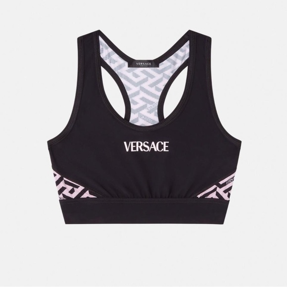 Versace | Intimates & Sleepwear | Versace Greca Signature Sports Bra ...
